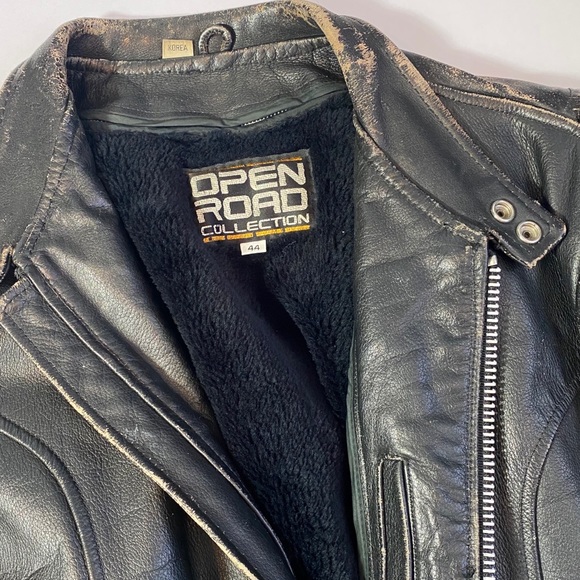 Open Road | Jackets & Coats | Open Road Motorcycle Jacket Leather ...